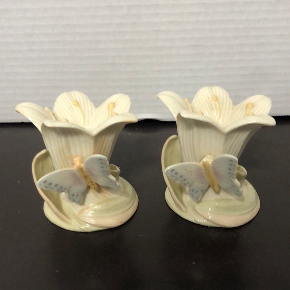 Lenox | Accents | Lenox Candle Holders Garden Of Splendor Collection ...